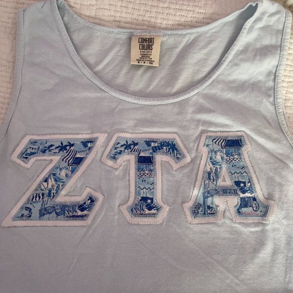 Comfort Colors | Tops | Zta Lettered Tank Top Lily Pulitzer Letters ...